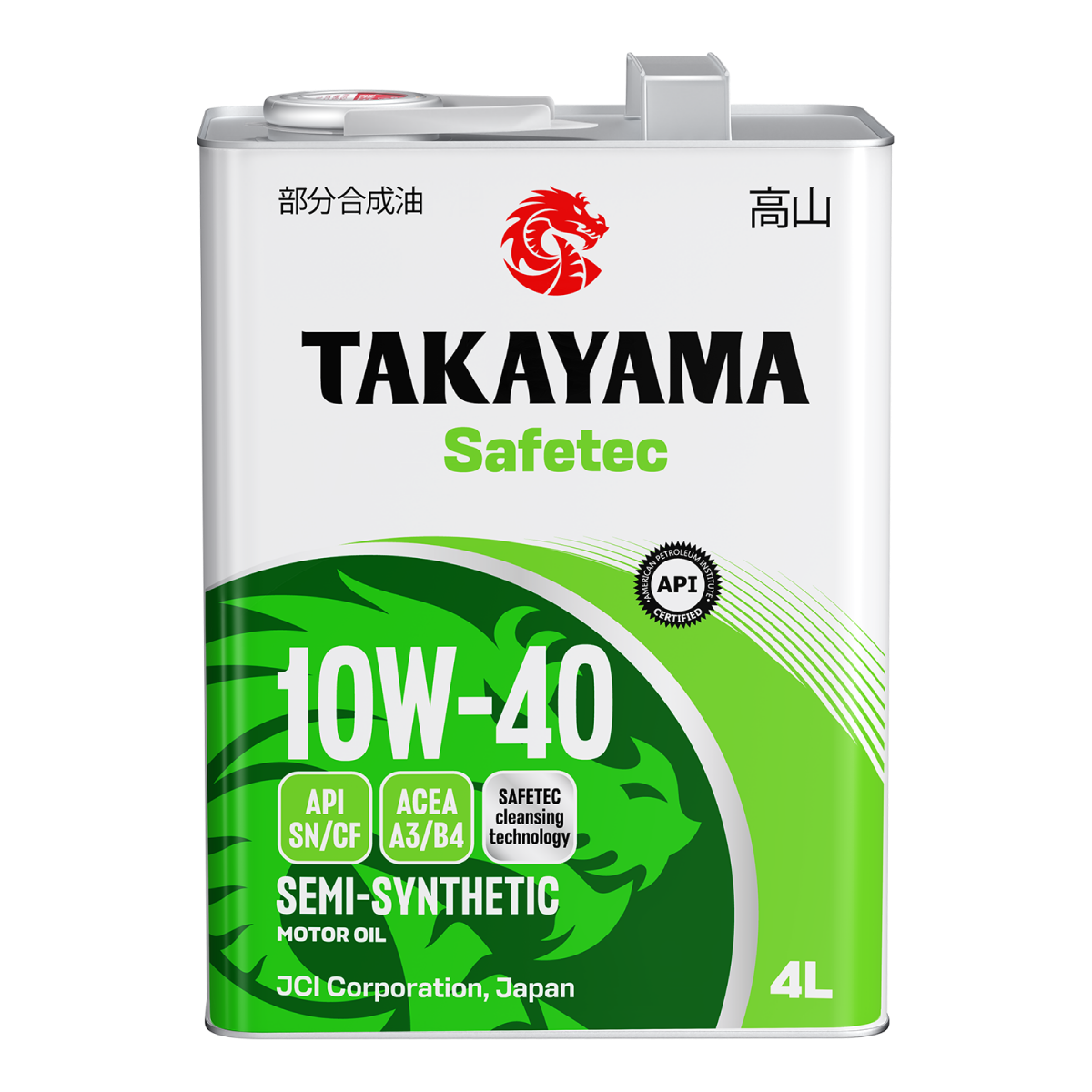 Масло моторное полусинтетическое Takayama Safetec10W-40 4л (605047) (605591)