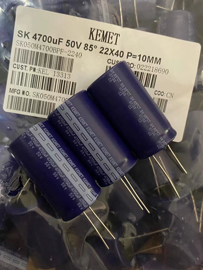 KEMET 50V4700UF SK050M4700BPF-2240 Аудио фильтр электролитический конденсатор 22X40 10шт цена