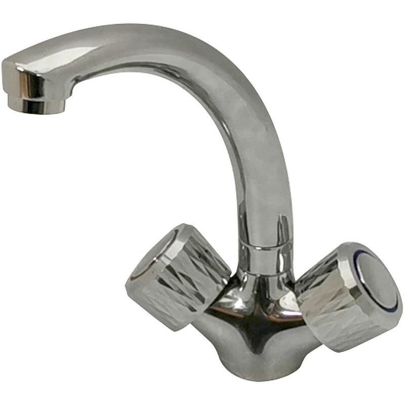 Смеситель для раковины Melodia della vita Elegia MDV32022 Хром Поворотный 1/2