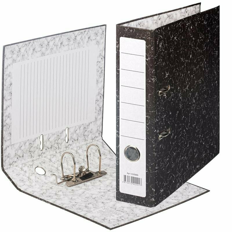 Папка-регистратор Attache Economy 70 мм мрамор, 1235965