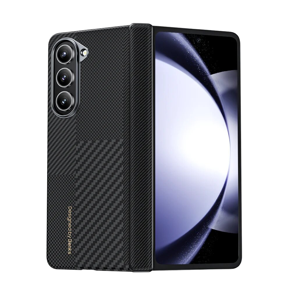 Чехол Benks Montage ArmorAir Case built with Kevlar® для Samsung Z Fold 6, цвет черный (600D+1500D)