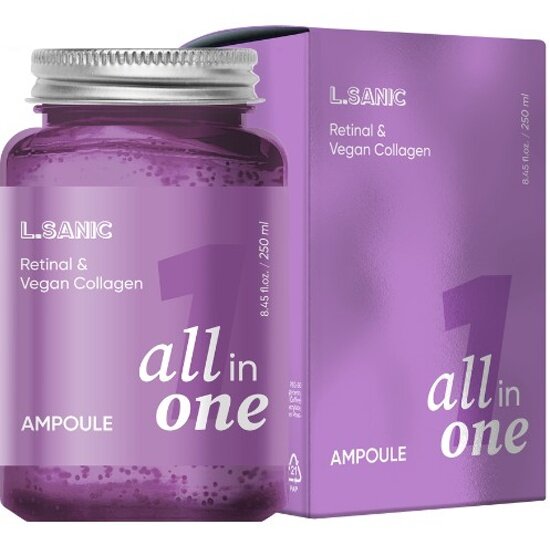 Лифтинг-сыворотка для лица L.sanic с ретиналем и вегетарианским коллагеном, 250 мл