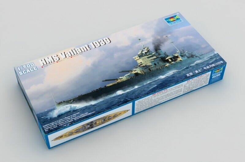 Trumpeter 1/700 05796 HMS Valiant с 1939 г. Корабль