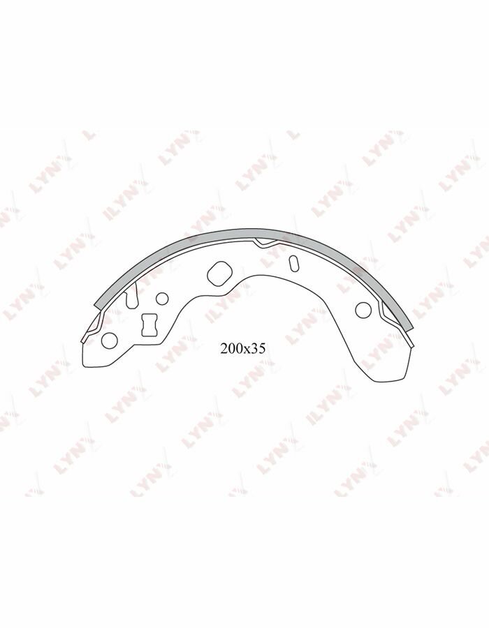 Колодки тормозные задние Mazda 323(BJ) 1.4-2.0D 98-04