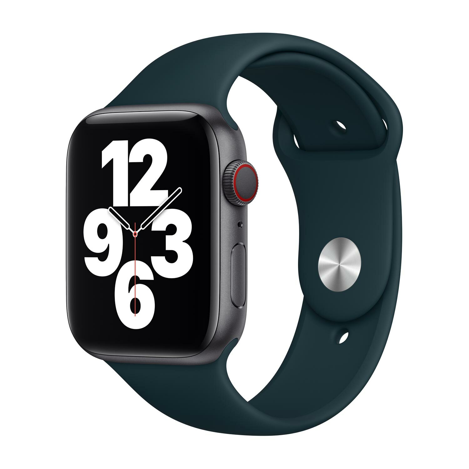 Ремешок силиконовый Mallard Green (Штормовой зелёный) Sport Band Apple Watch 44mm (46mm; 45mm) MJK73ZM/A