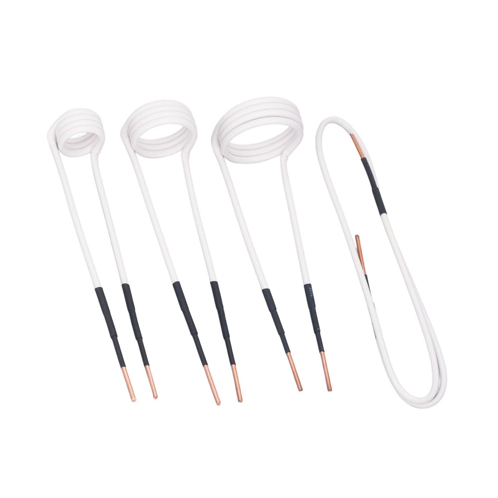 4 шт, комплект катушек индукционного нагревателя, 2,5 мм, латунный сердечник, 20, 30, 40, 750 мм, высокочастотная индукционная катушка для удаления ржавого болта, гайки