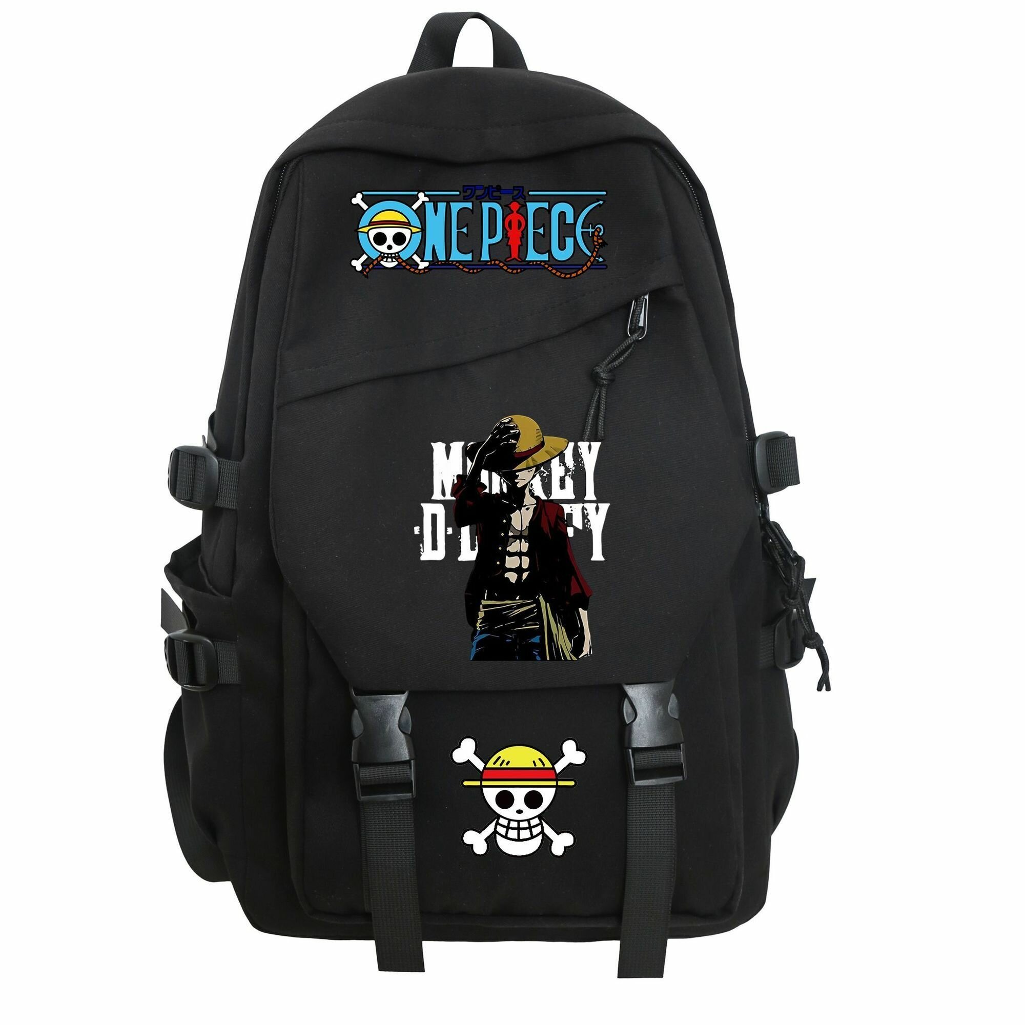 45 x 32 x 14 cm, Черная, Рюкзак, Ван-Пис, One Piece