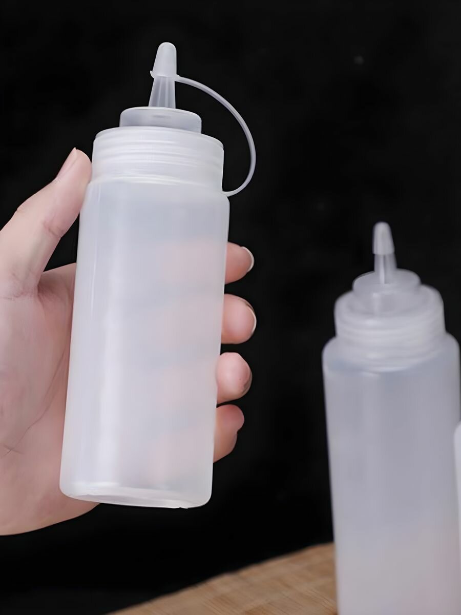 Соусник пластиковый, бутылка для соуса 240 мл,360 мл,450 мл,500 мл