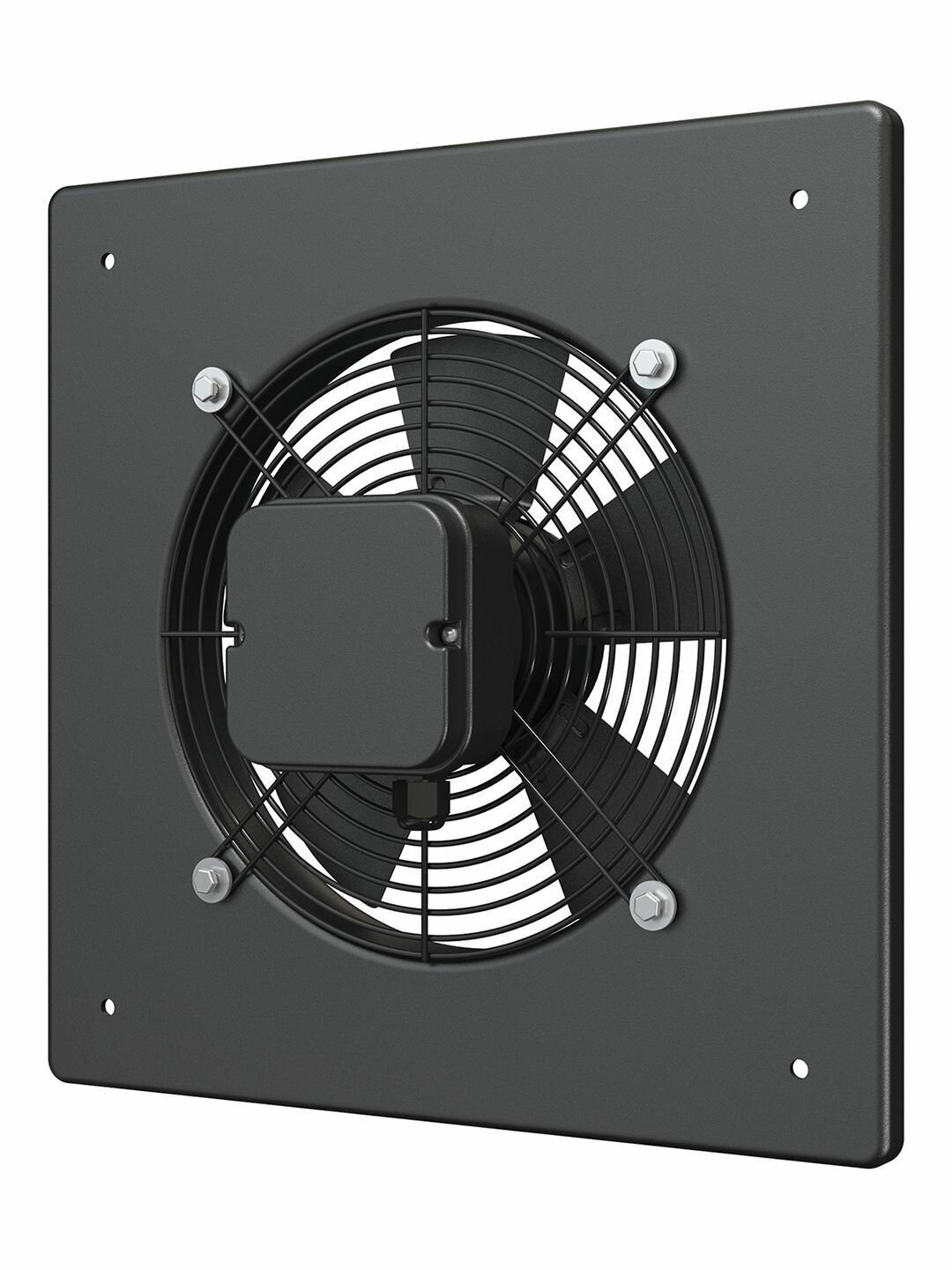 Вентилятор накладной STORM 250 2полюс, сталь, черный, ERA PRO