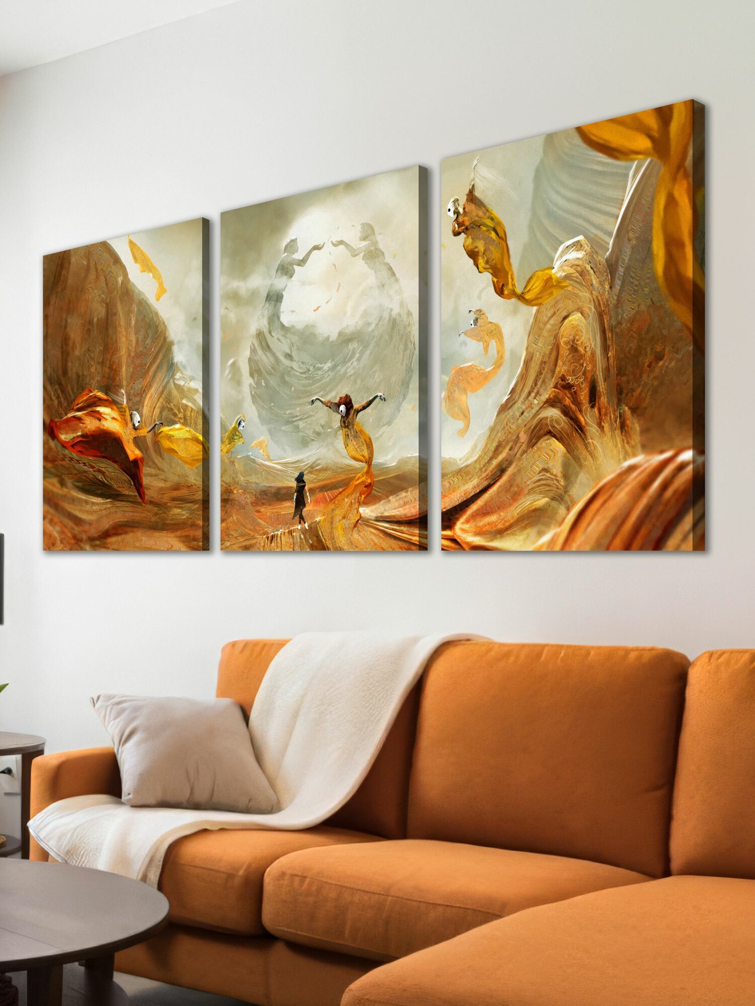 Картина на стену модульная Clair Obscur Expedition 33 Dance, 150 см х 70 см