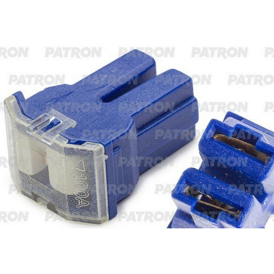PATRON PFS107 Предохранитель блистер 1шт PFA Fuse (PAL312) 100A синий 30x15.5x12.5mm