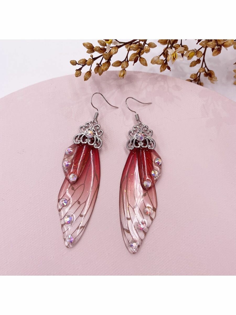 Серьги двусторонние