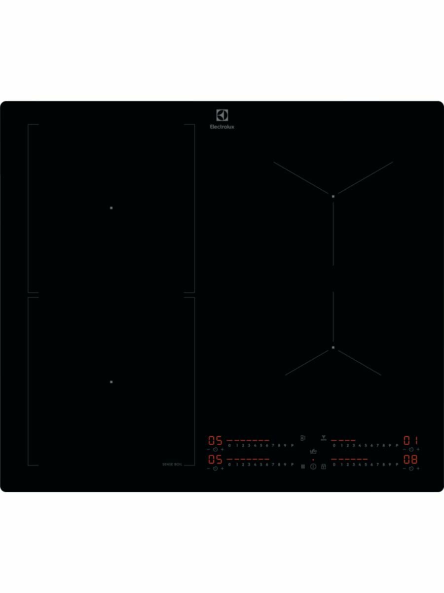 Варочная панель индукционная Electrolux KIS62453I, черный