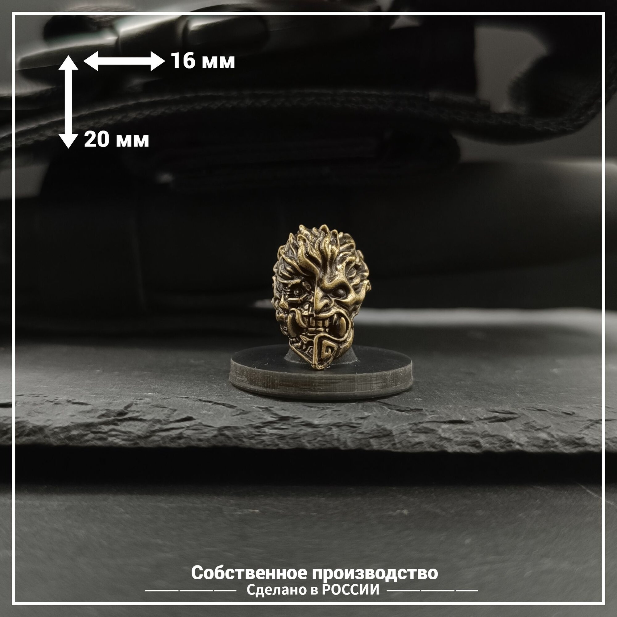 Бусина Самурай для темляка, брелка