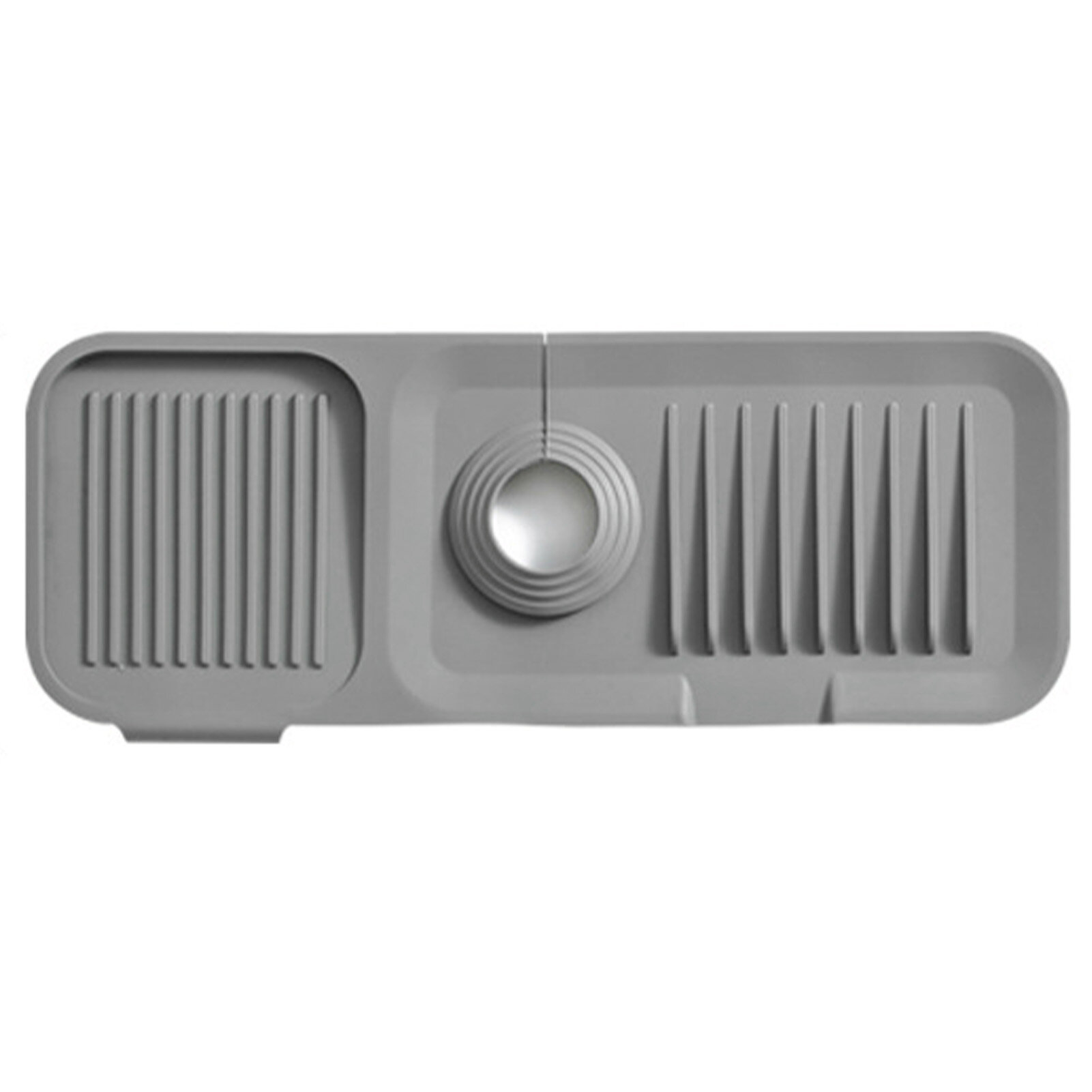 Коврик для смесителя, силиконовая защита для раковины, безопасная очистка, аксессуар для раковины без запаха для кухни, ванной комнаты, темно-серый