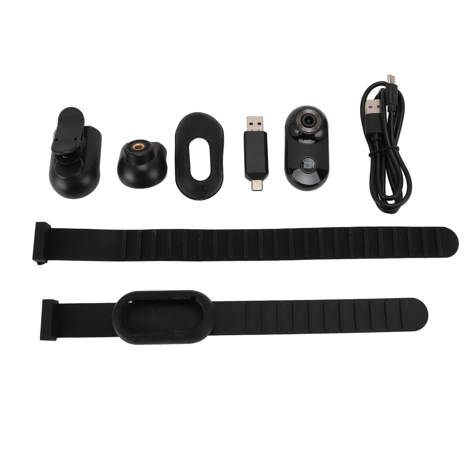 Камера для домашних животных 1080p HD 2.4G Беспроводная собака для кошачья кошка с носимым видео рекордером Записывает небольшую экшн -камеру с приложением для наружного Vlogging Black