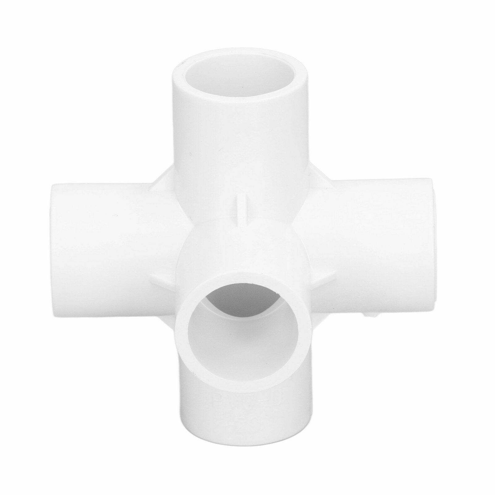 10 шт, 6-ходовые фитинги для труб, пластиковый угловой соединитель для труб из ПВХ, внутренний диаметр 20 мм, белый
