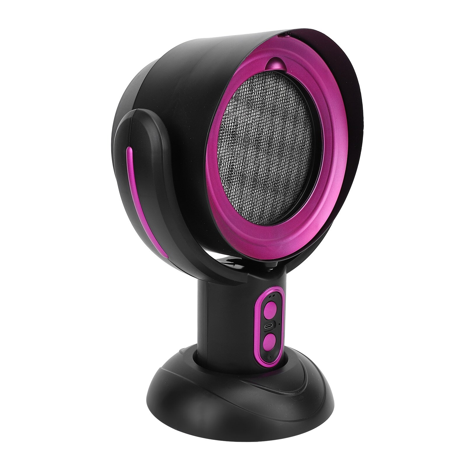 Портативная вытяжка с отрицательными ионами, 2 передачи, тихий настольный портативный кухонный вытяжной вентилятор со съемным охлаждающим фильтром, ящик для сбора масла для внутреннего барбекю, фиолетовый