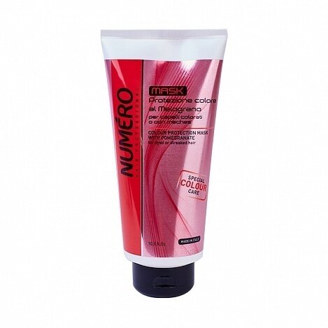 BRELIL, NUMERO, Colour, Маска для защиты цвета волос с экстрактом граната, 300 мл