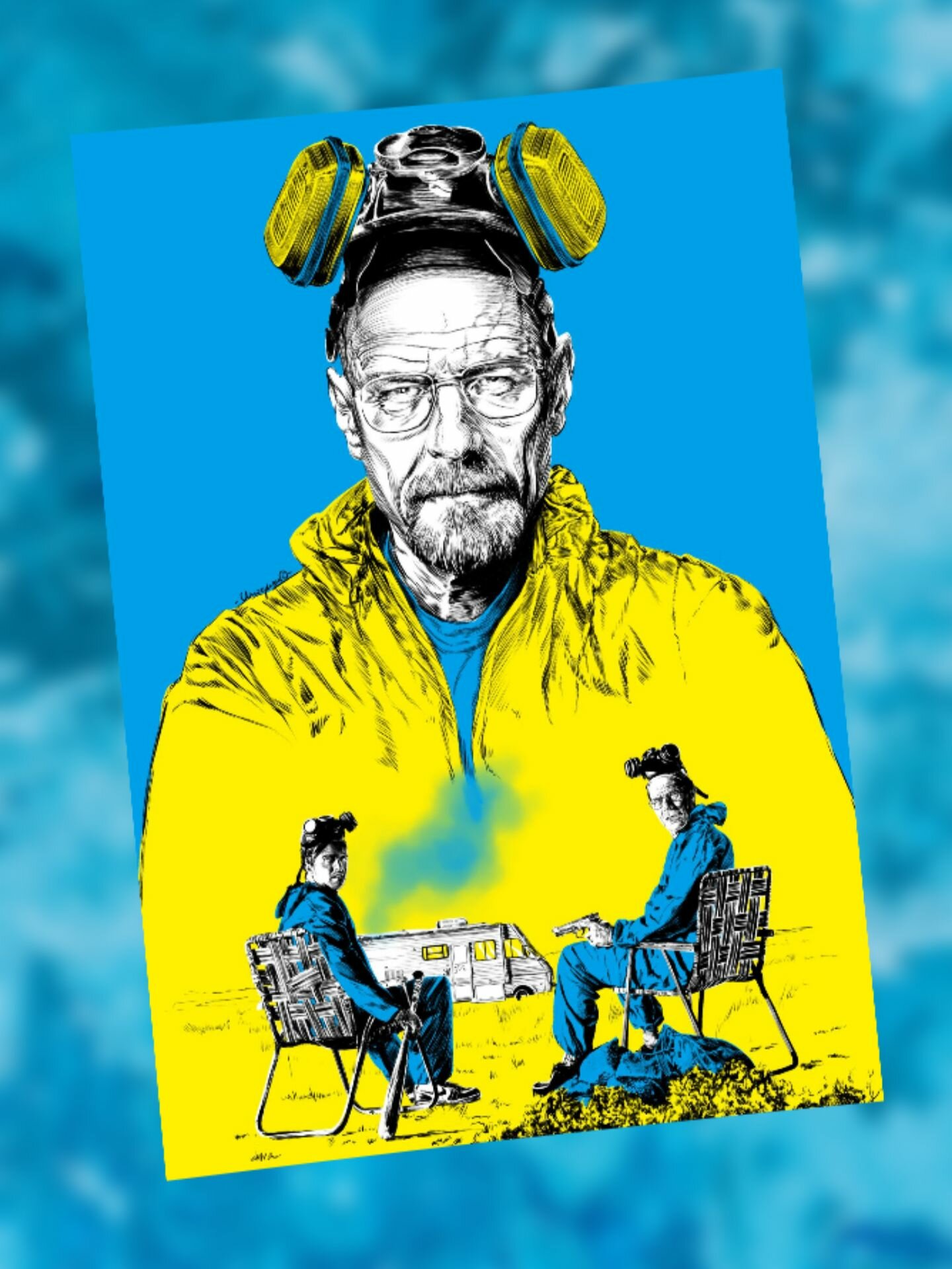 Постер pinterest "Во все тяжкие ", 29х42, А3, глянцевый