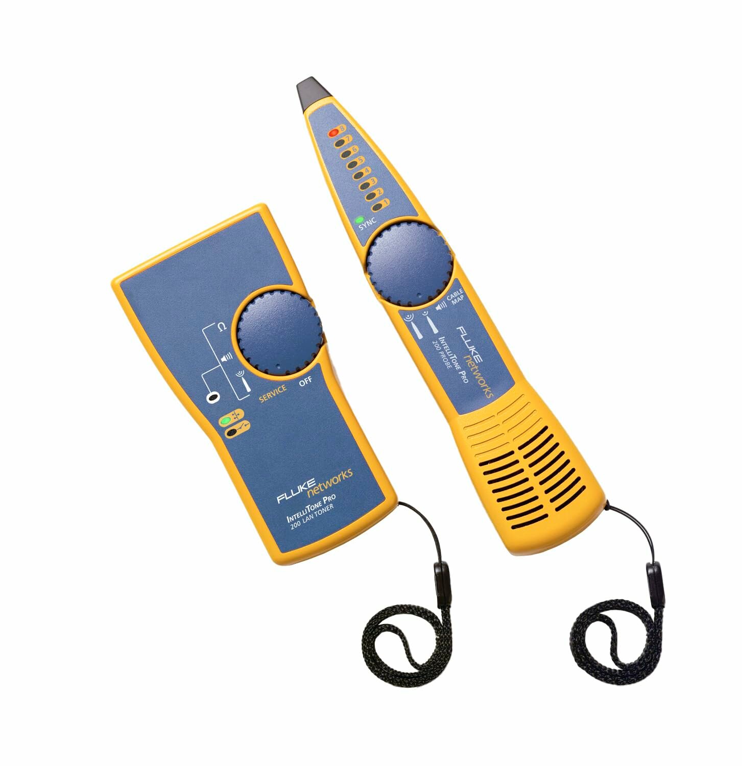 Fluke Networks IntelliTone Pro 200 LAN Kit (MT-8200-60-KIT) тестер сетевых кабелей, детектор обрыва, поиск Ethernet и телефонных линий