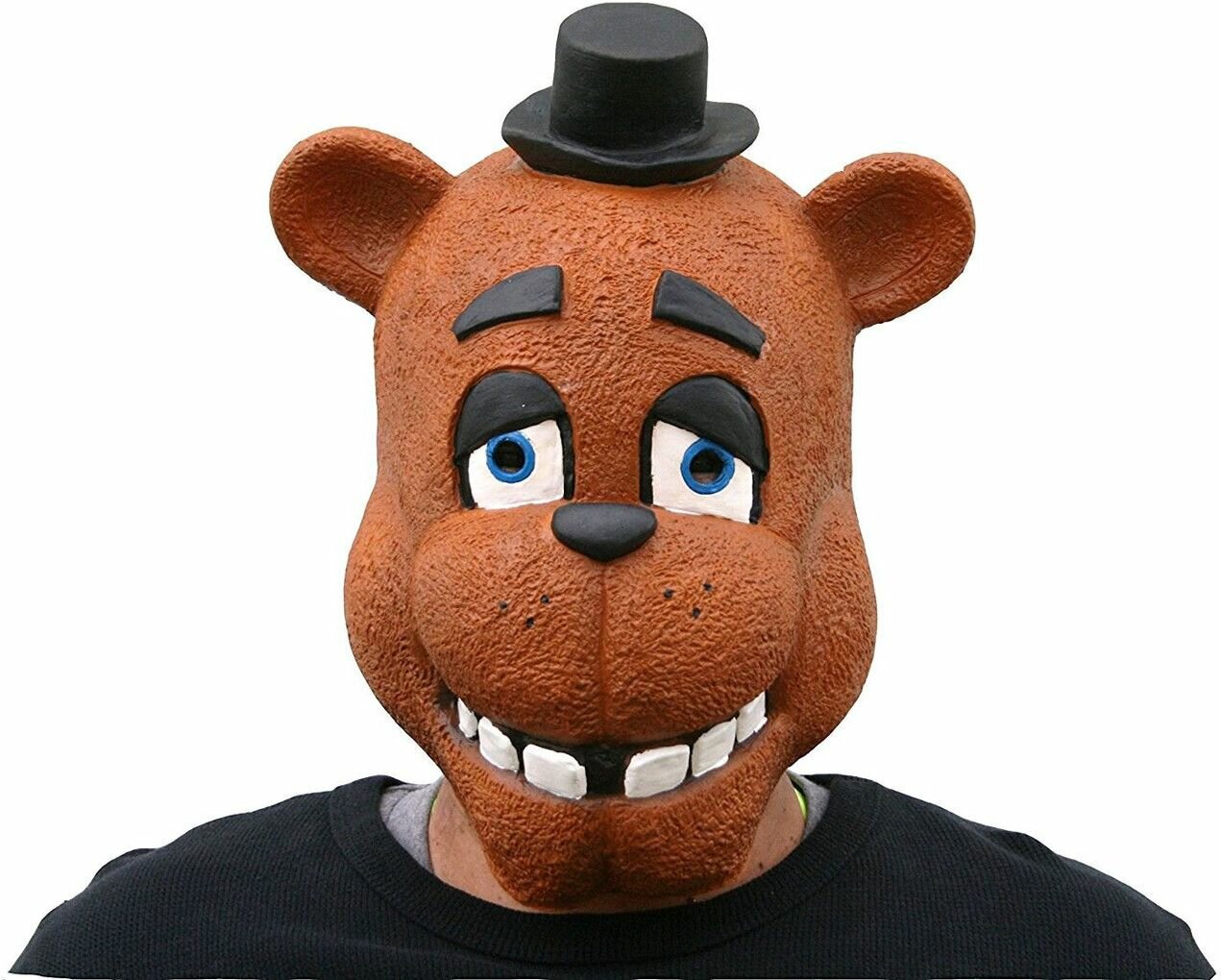 Маска карнавала/Карнавальная маска аниматроник фнаф медведь Фредди латекс 26х23 см