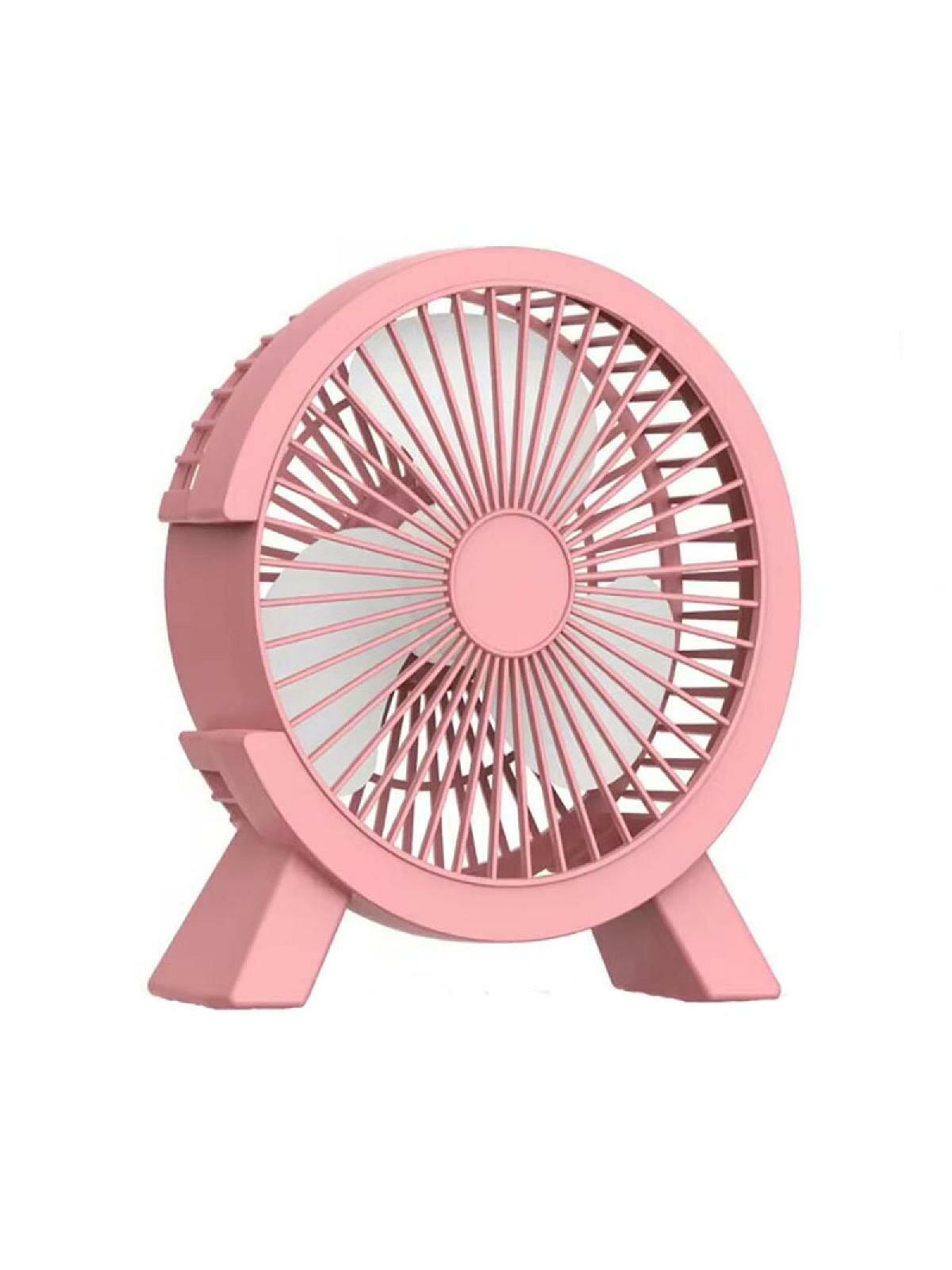 Retro USB Desk Fan Table Fan 1 Speed 4Blades Table Fan for Home Car Outdoor Travel