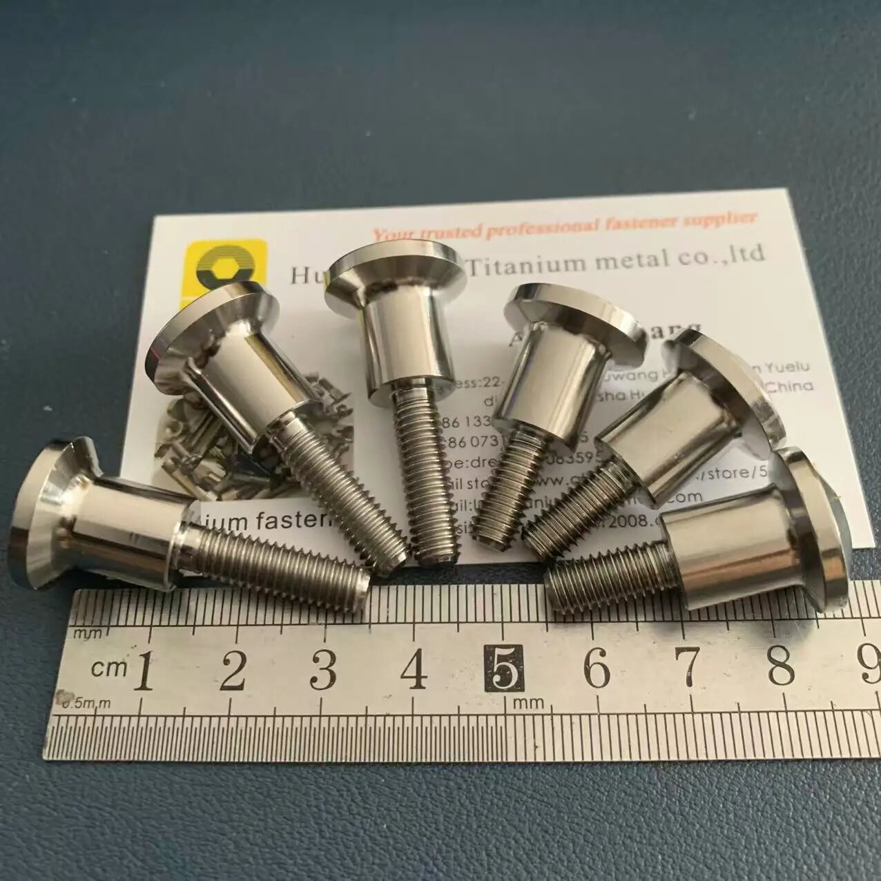 Титановые болты M6x14 Gr5 14 мм