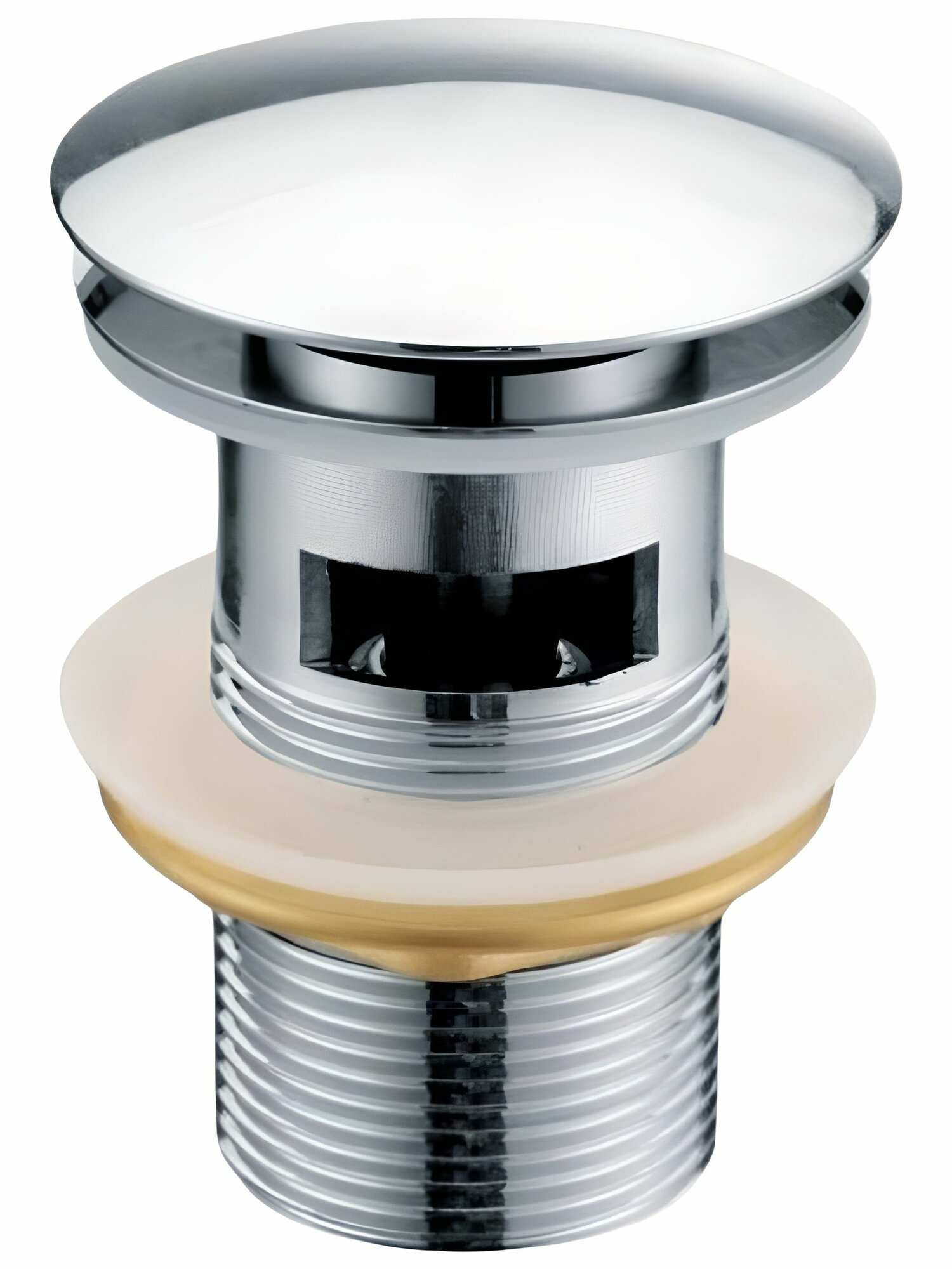 Донный клапан F65-4 хром Frap/Гидропласт