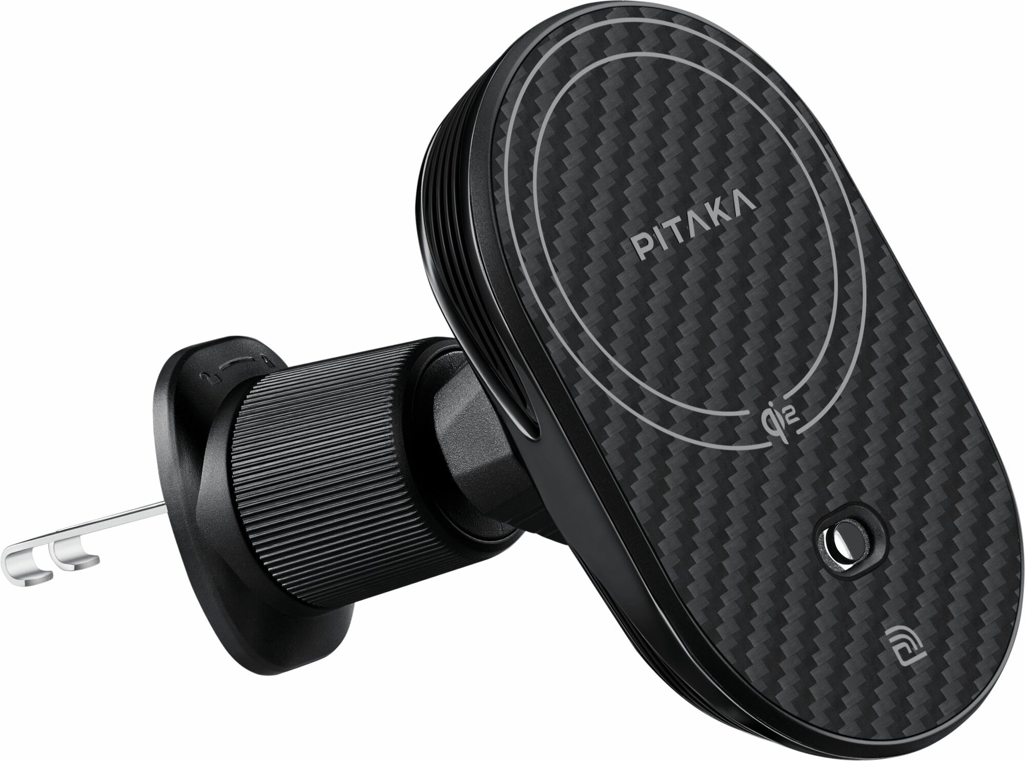 Удерживающие устройства Pitaka Автомобильный держатель MagEZ Car Mount Pro 2, Qi2, черный