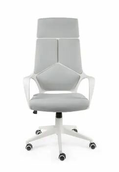 Офисное кресло IQ, светло-серый, белый