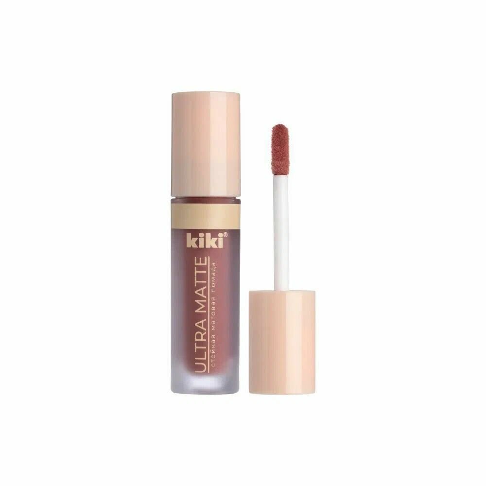 Губная помада Kiki Ultra Matte, жидкая матовая, тон 304, дымчатый розовый