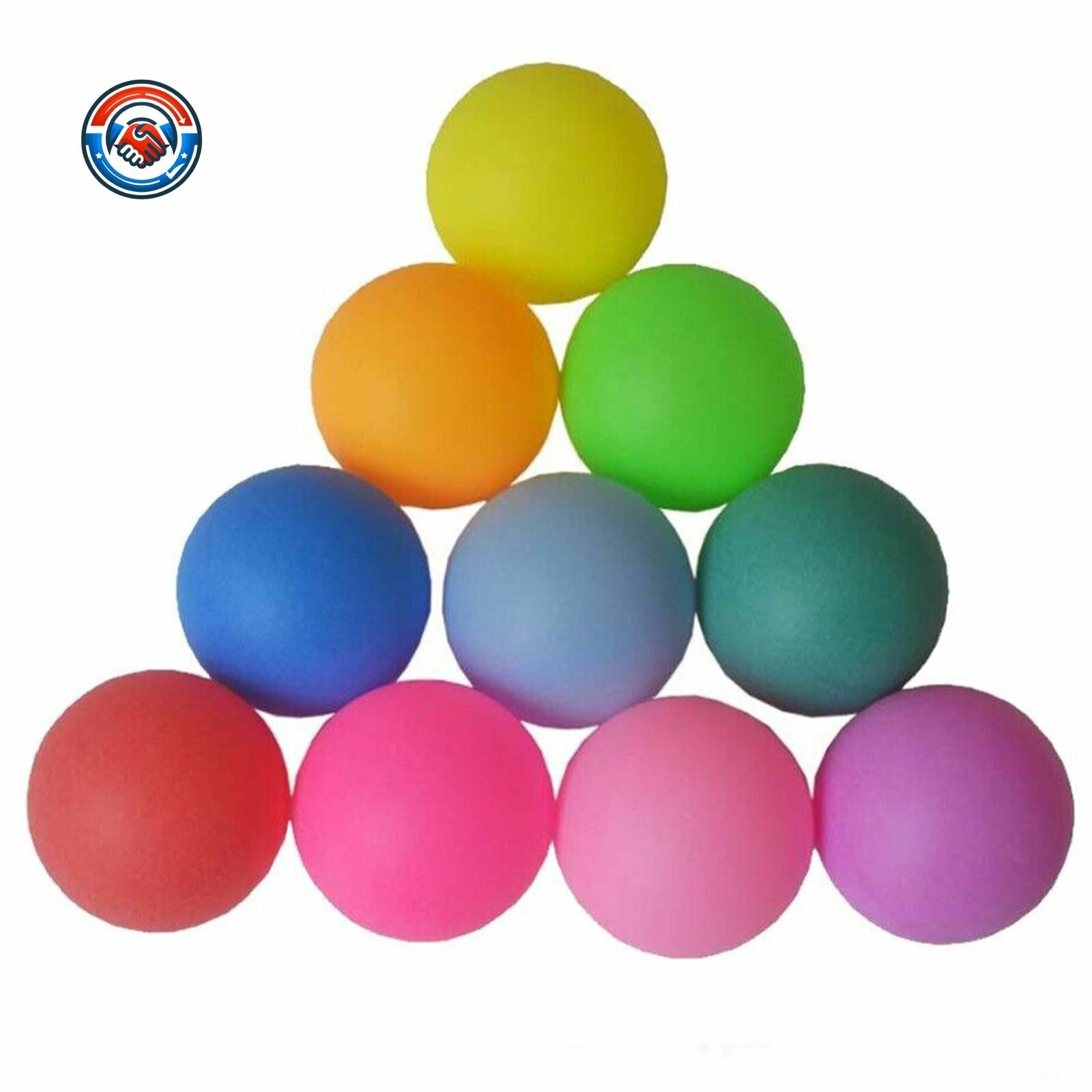 Цветные шарики для пинг-понга 40 мм, 10 шт, идеальная сфера для настольного тенниса, DIY-творчества и праздничного декора, лёгкие пластиковые мячи для вечеринок и тренировок