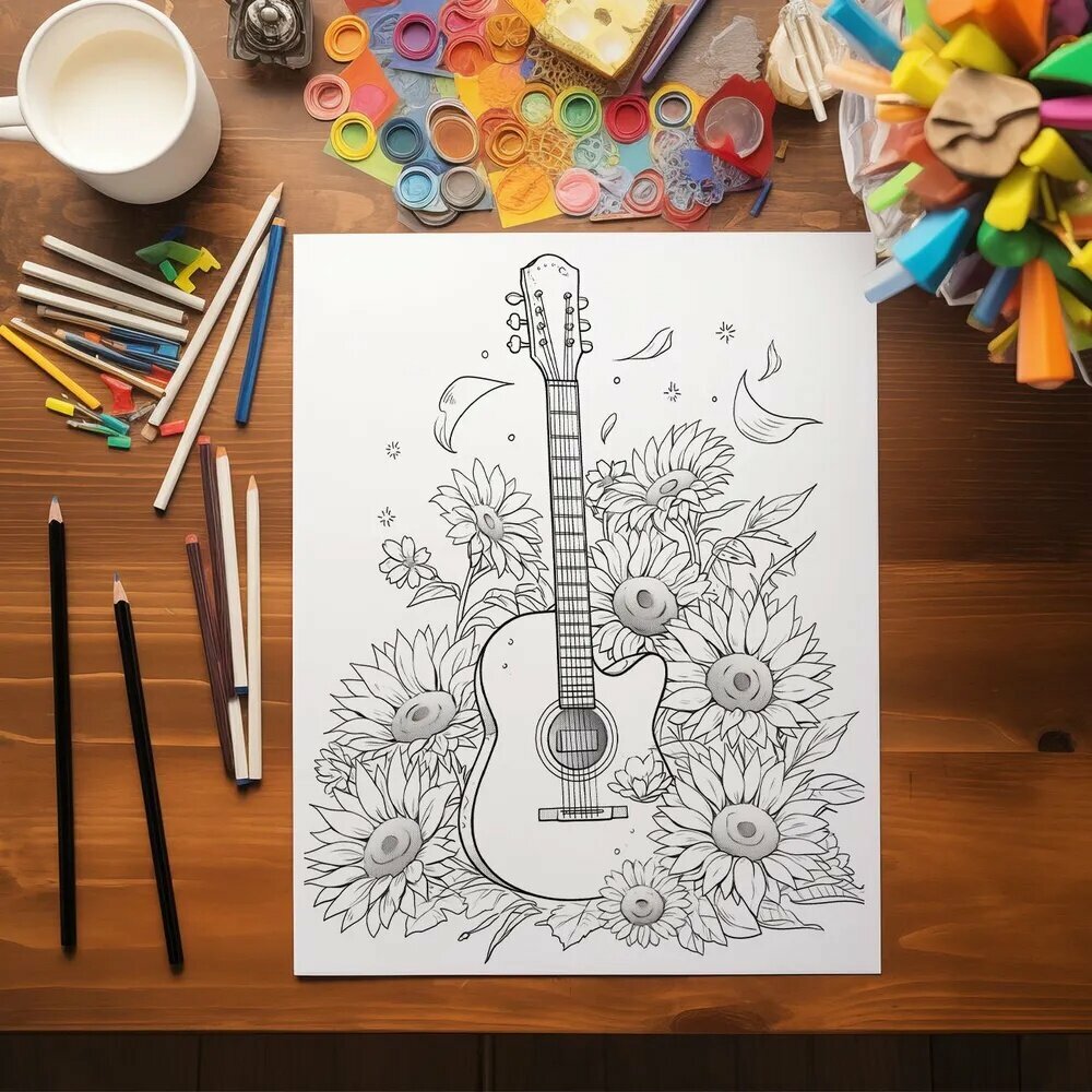 Книжка-раскраска Персонажи, Альбом для рисования Персонажи, Книга каракулей30 см*21 см, подходит для раскрашивания как взрослыми, так и детьми