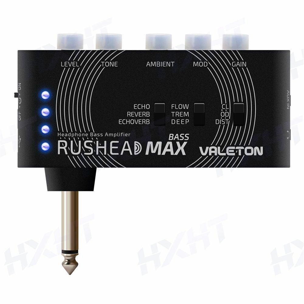 Valeton Rh-101 Rushead Max Портативный Басовый Усилитель Usb-Перезаряжаемый С Мультиэффектами