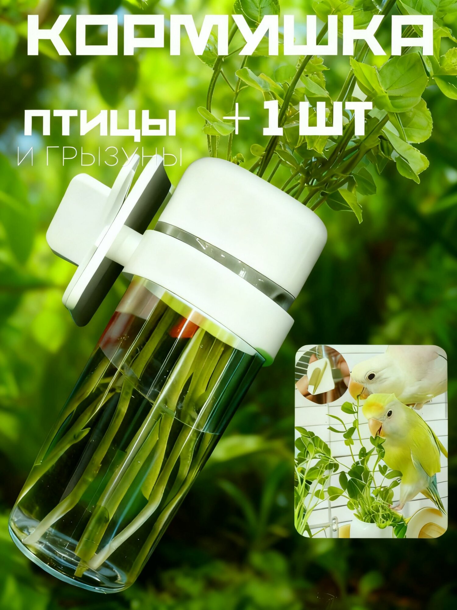 Кормушка-охладитель для попугаев, подвесной аксессуар для овощей и корма