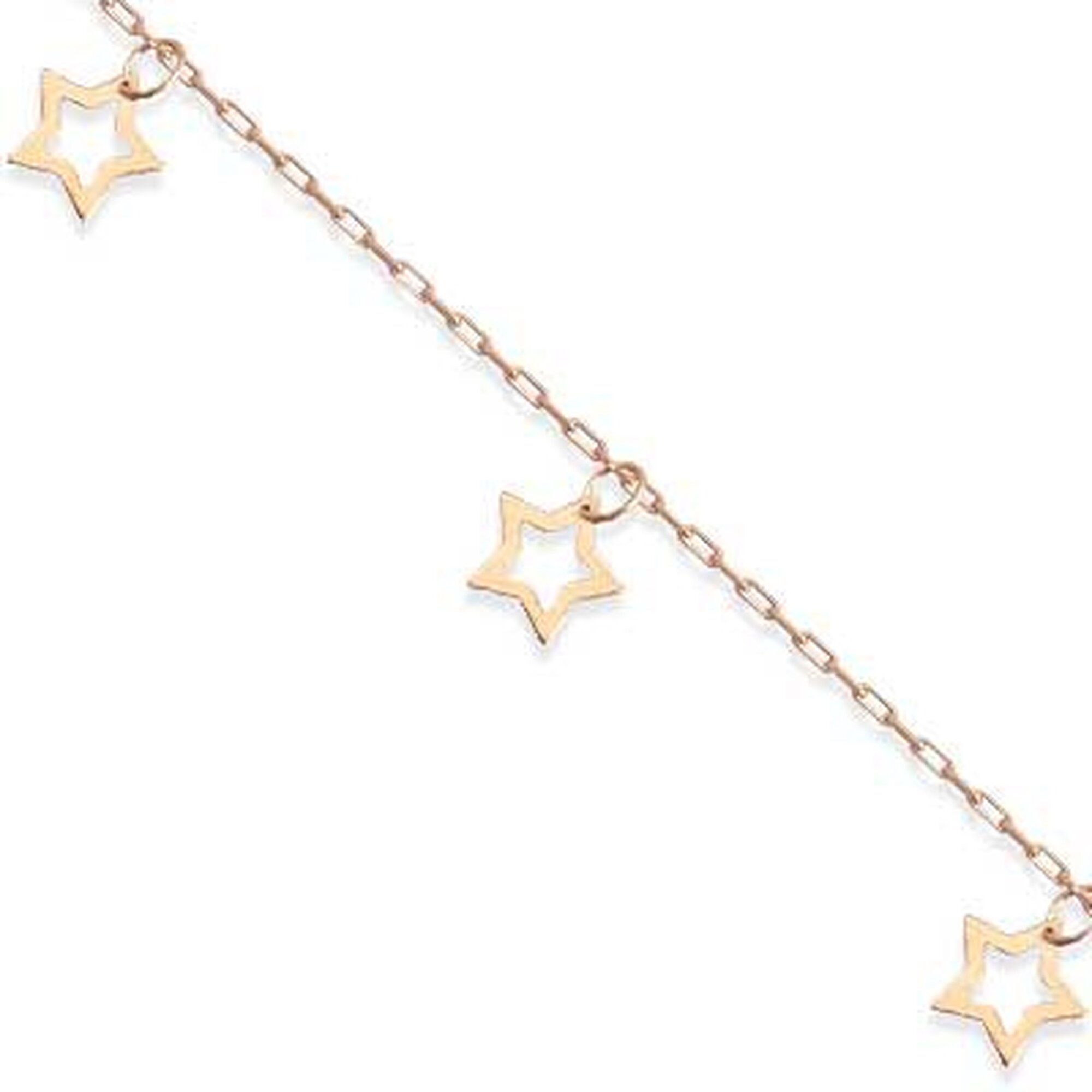 Браслет, красное золото, 585 проба