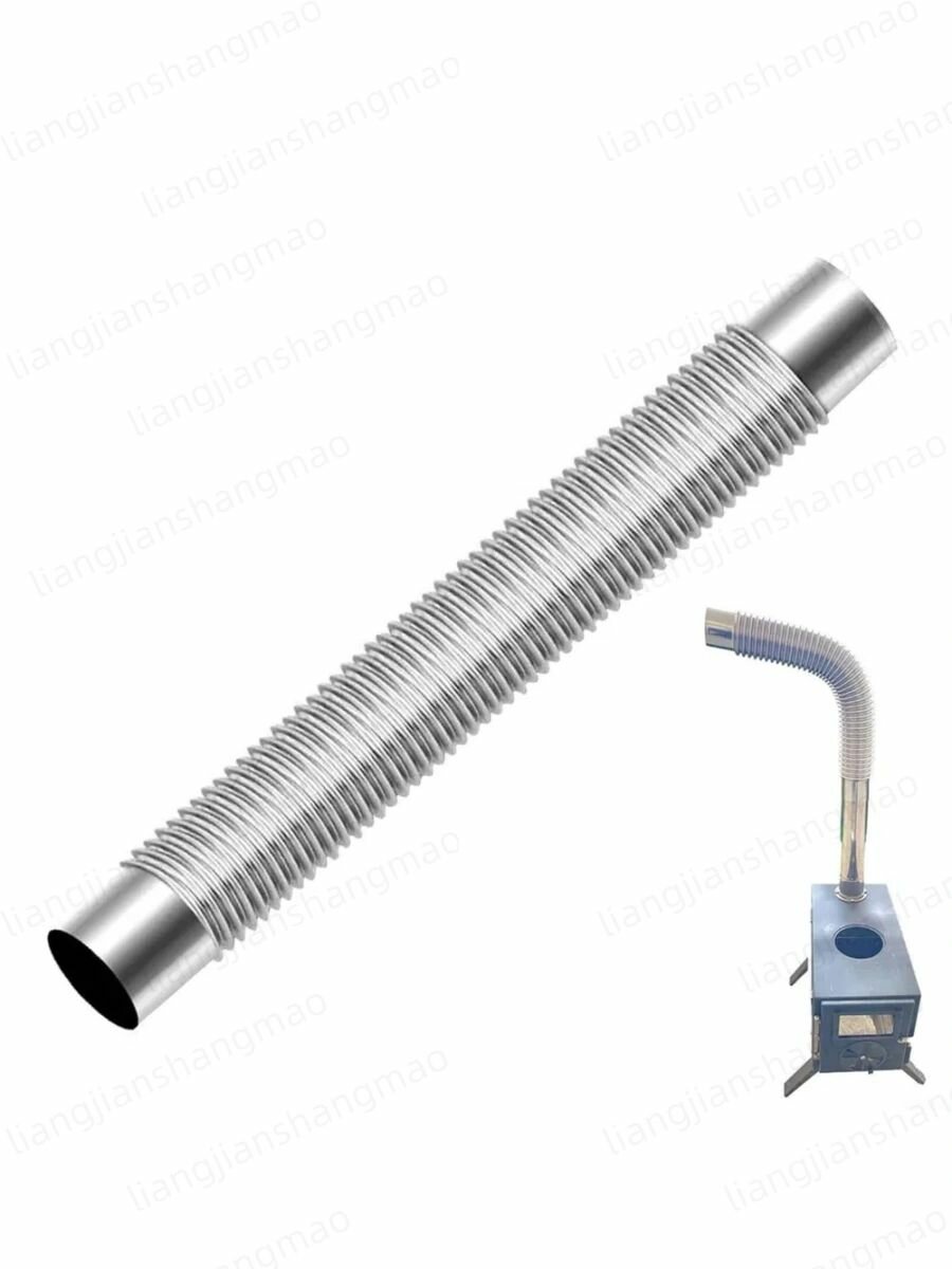 Труба одностенная моно для дымохода 1 м 60 мм нерж