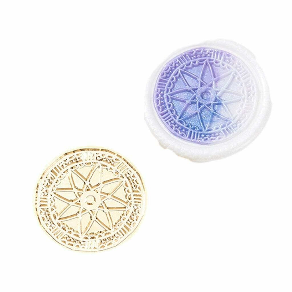 Штамп, Богемский национальный узор огнеупорная краска для уплотнения Латунной Головки Уплотнения-Узор 6