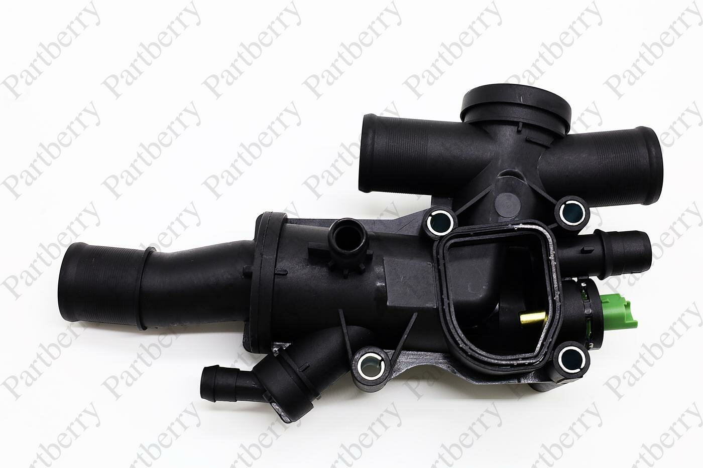 Термостат в сборе PARTBERRY PB200547 для PEUGEOT / CITROEN 1336Y9, FIAT / ALFA / LANCIA 9656182980, FORD 3M5Q8A586CA.