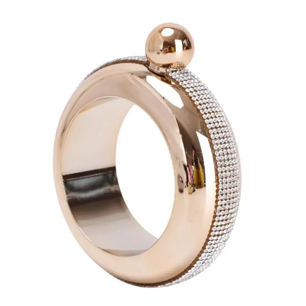 Фляга-браслет Rose Gold 100 мл из нержавеющей стали