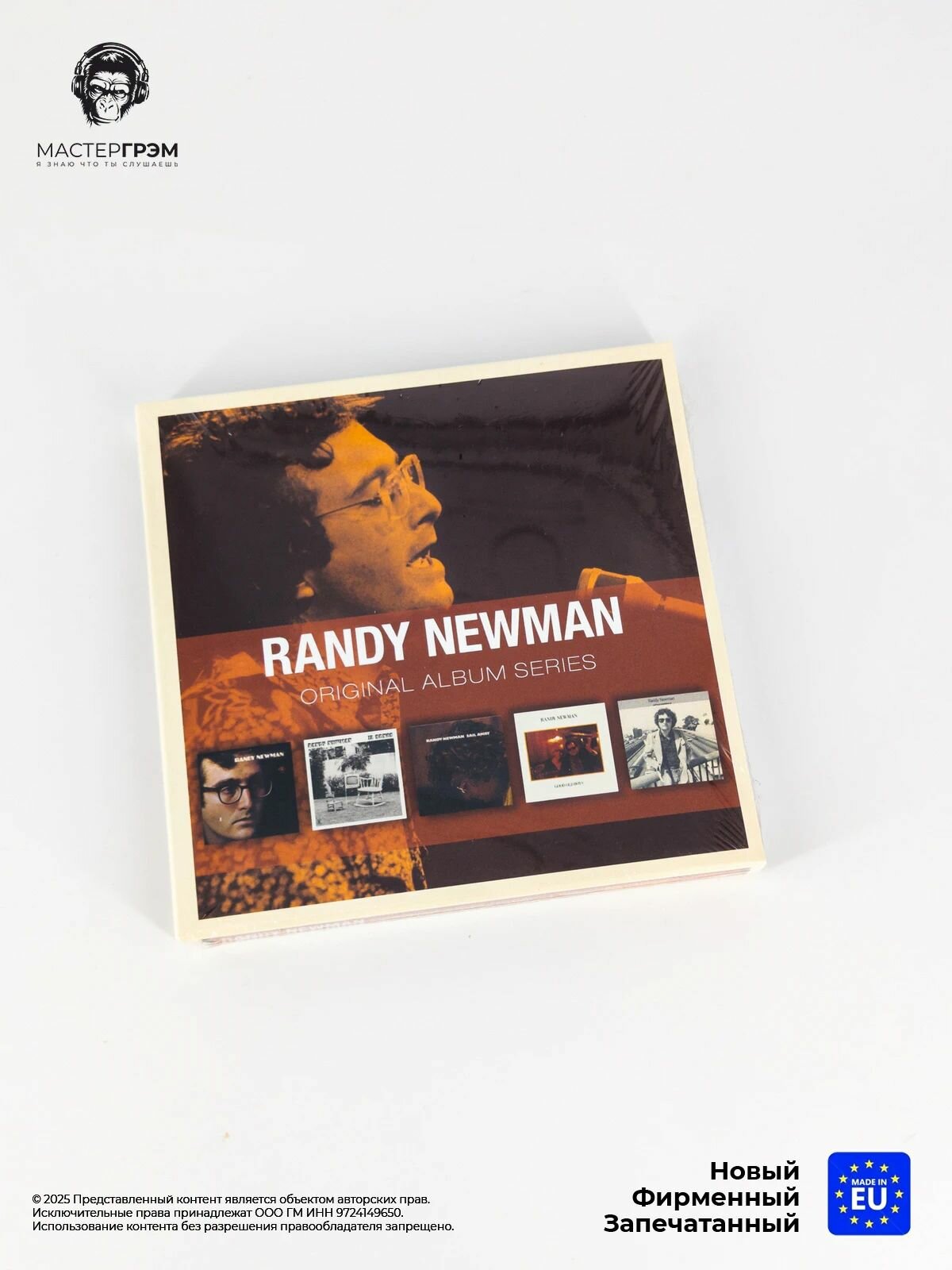 CD диск Randy Newman - Original Album Series (5CD) 2011, Papersleeves In Case