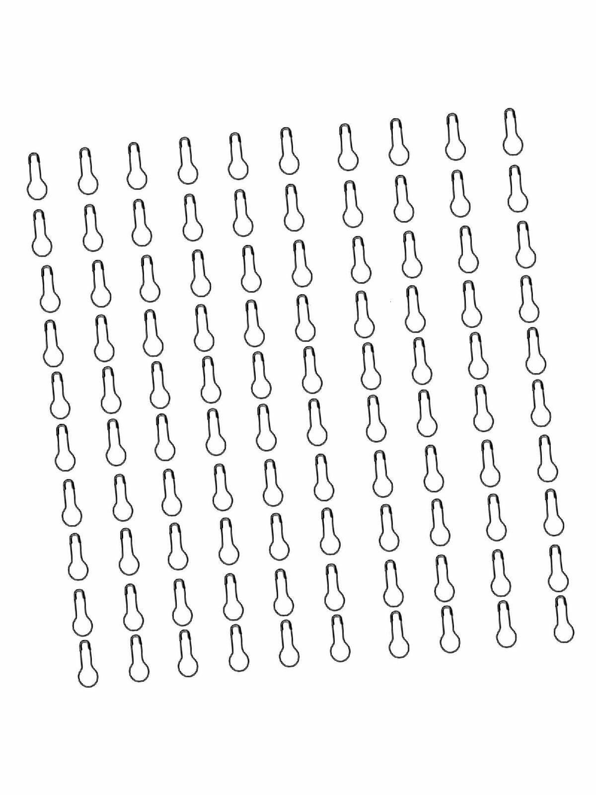 1000 шт. булавки для одежды в форме тыквы, Черный