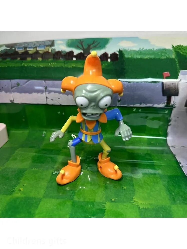 Игрушка PvZ "Клоун-зомби", ручная работа, светящаяся, коллекционная, 1 шт.