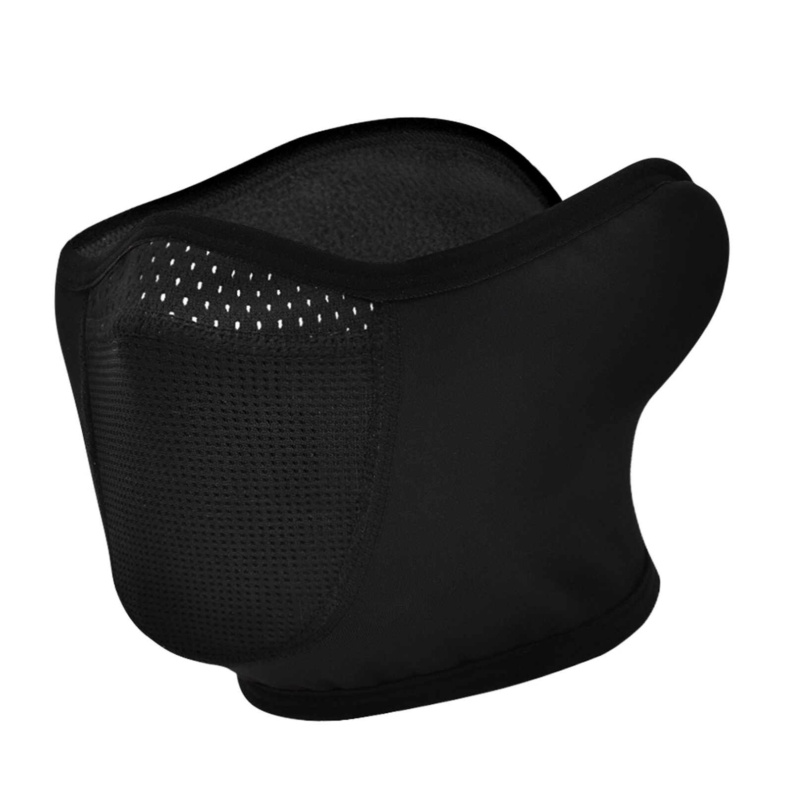 Windproof Thermal Fleece Cycling Face Cover Ear Covers Bandana Polar fleece Black 43*17cm 16.9*6.7in 45g 1.6oz 1* Cycling Face Cover для Outdoor Sport Motorcycling Running Hiking Skiing Snowboarding Fishing Climbing