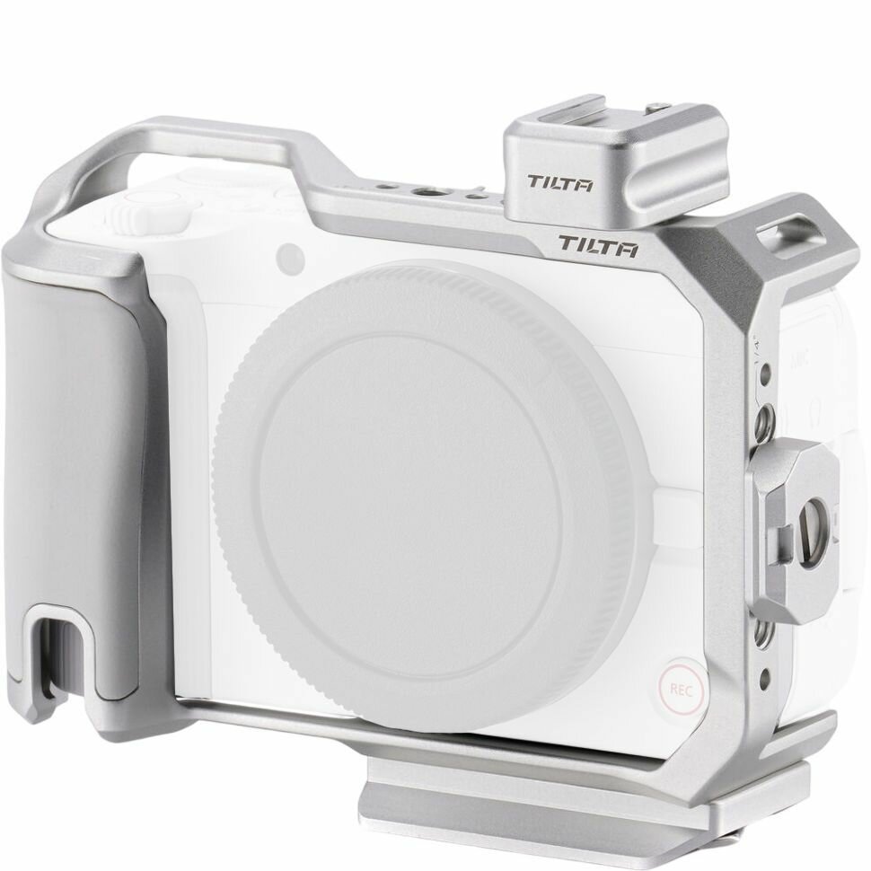 Клетка Tilta для Canon R50 V Серебро, быстросъемная площадка