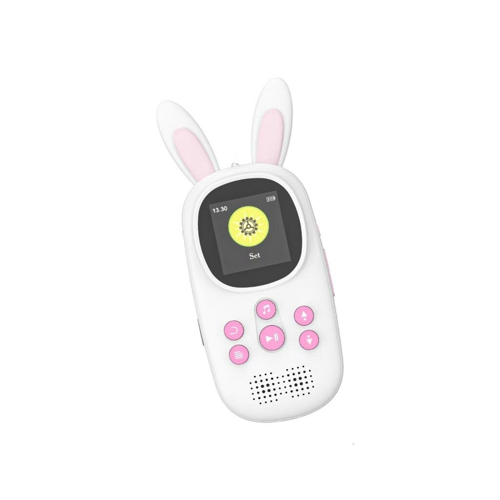Детский MP3-проигрыватель с динамиком, 4000 песен, запись, Розовый