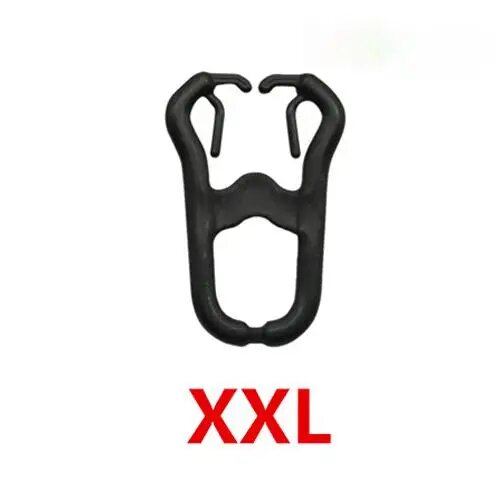 50 шт. кольца для куриного клюва Adhere To Fly Черный, XXL Random Color
