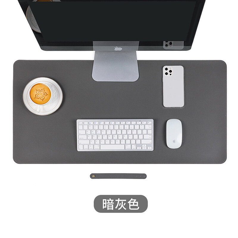 Офисный коврик для стола Extra Large, стандартный коврик для компьютера, большой водонепроницаемый кожаный коврик, письменный коврик с узором, цветной печатью и горячим тиснением логотипа