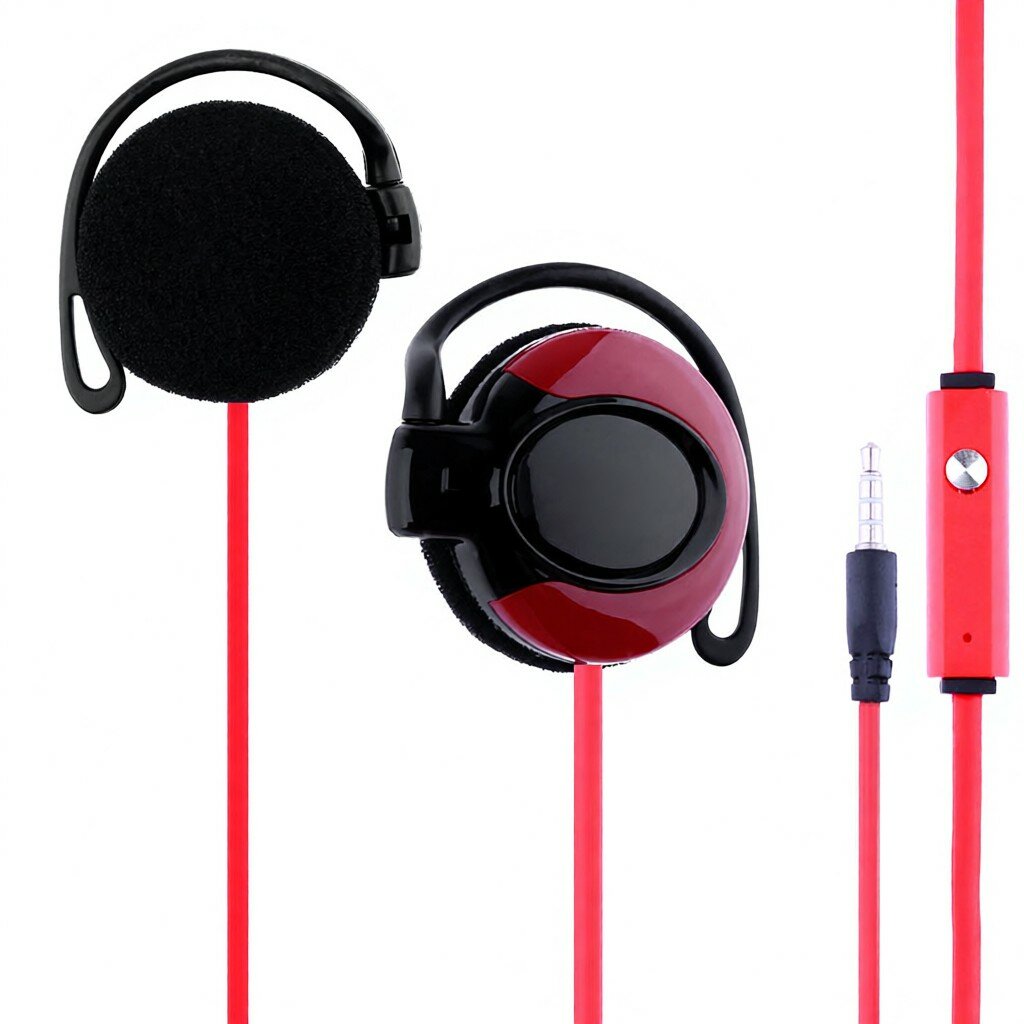 SHINI SN-360 Наушники с подушкой на ухо 3.5мм Проводные стерео наушники Игровые Спортивные с микрофоном для телефона Черный Белый Зеленый Розовый Красный (Доступно) 16Ω 123±3дБ 20-2000Гц 120см 0.3% 30φмм Пена 12*9*1.5см 35г 1шт